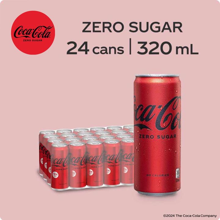 Coca-Cola Zero Sugar 320mL - Pack of 24 | Lazada PH