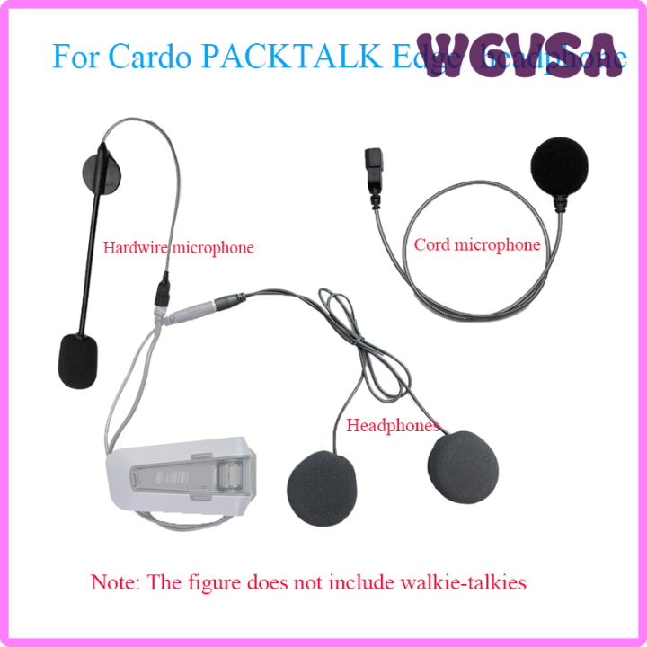 WGVSA For Cardo PACKTALK Edge Motorcycle Bluetooth intercom ...