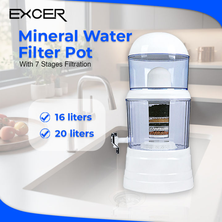 Mineral water filter pot 7 stages | Lazada PH