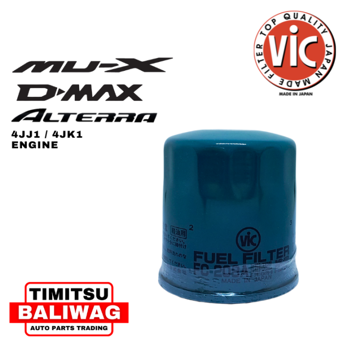 VIC OIL FILTER FOR ISUZU D-MAX / MU-X / ALTERRA 4JJ1 / 4JK1 (FC-208A) | Lazada PH