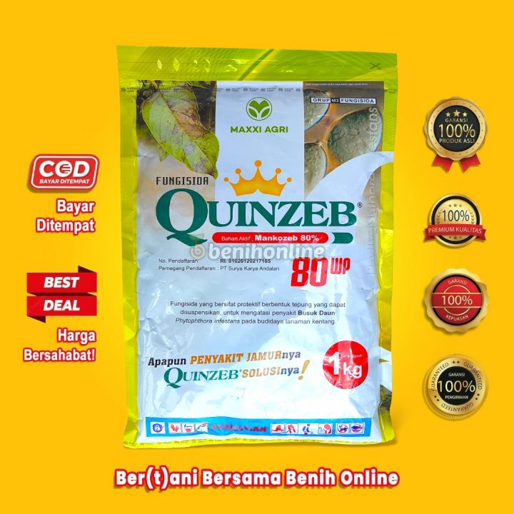 FUNGISIDA QUINZEB 80 WP 1 KG MAXXI AGRI Mankozeb | Lazada Indonesia