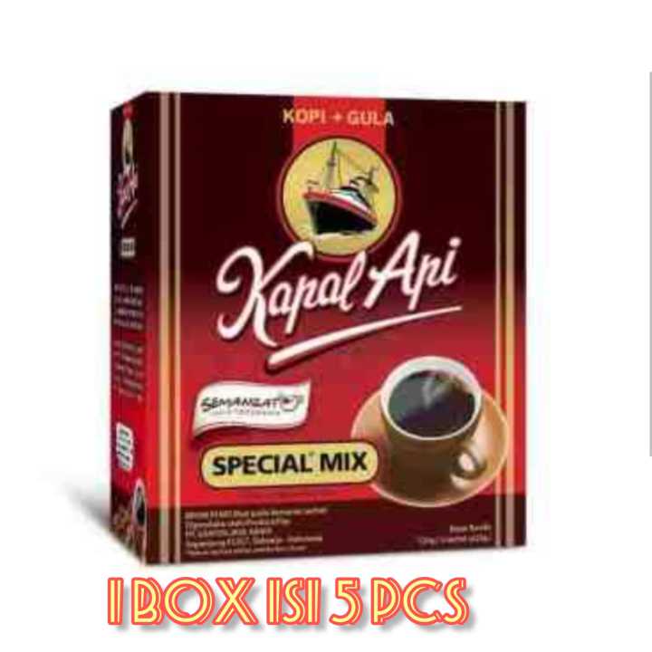 KAPAL API SPECIAL MIX 23grX5 PER BOX - KEMASAN MODERN (KOTAK) | Lazada ...