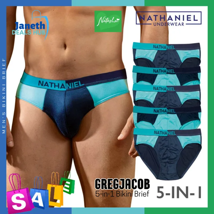 Natasha Nathaniel Men's 5-in-1 Bikini Brief Printed | Lazada PH