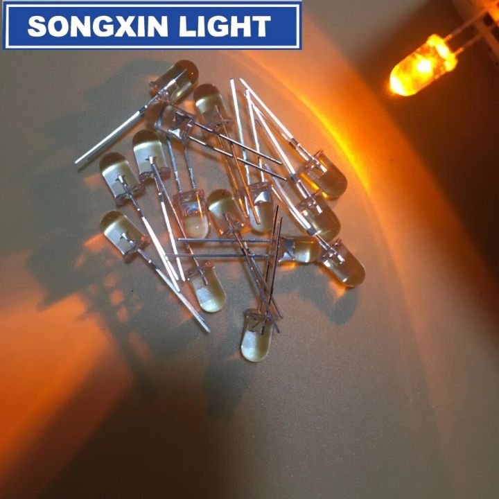 【In-Stock】 yingke 100pcs 5mm Led Flicker Diodes Flashing Yellow ...