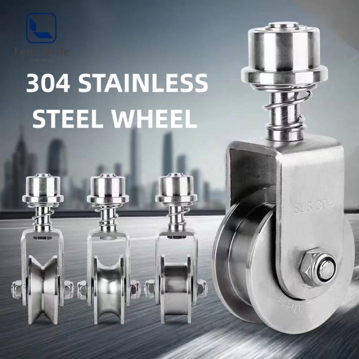 Gate Roller Stainless Swivel 360° Rotational Gate Roller Wheel For ...