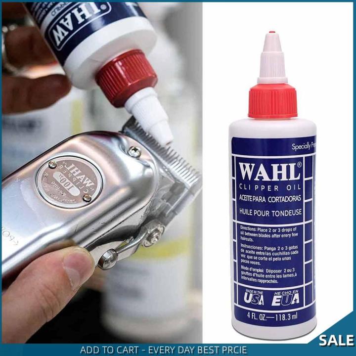 Clipper Oil for Wahl Hair Clippers Trimmer Shaver Blade Lubricant 118ml ...