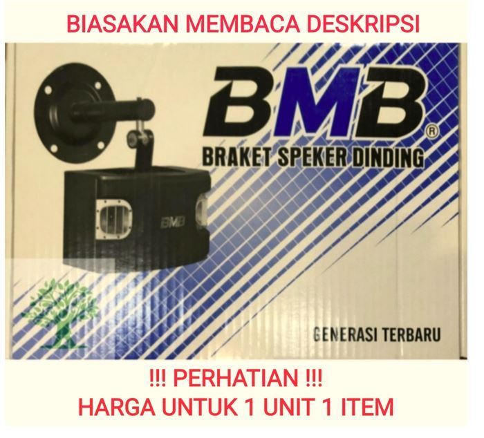 BMB Bracket Braket Speaker Dinding Wall Bracket Lengkap Baut ORIGINAL ...
