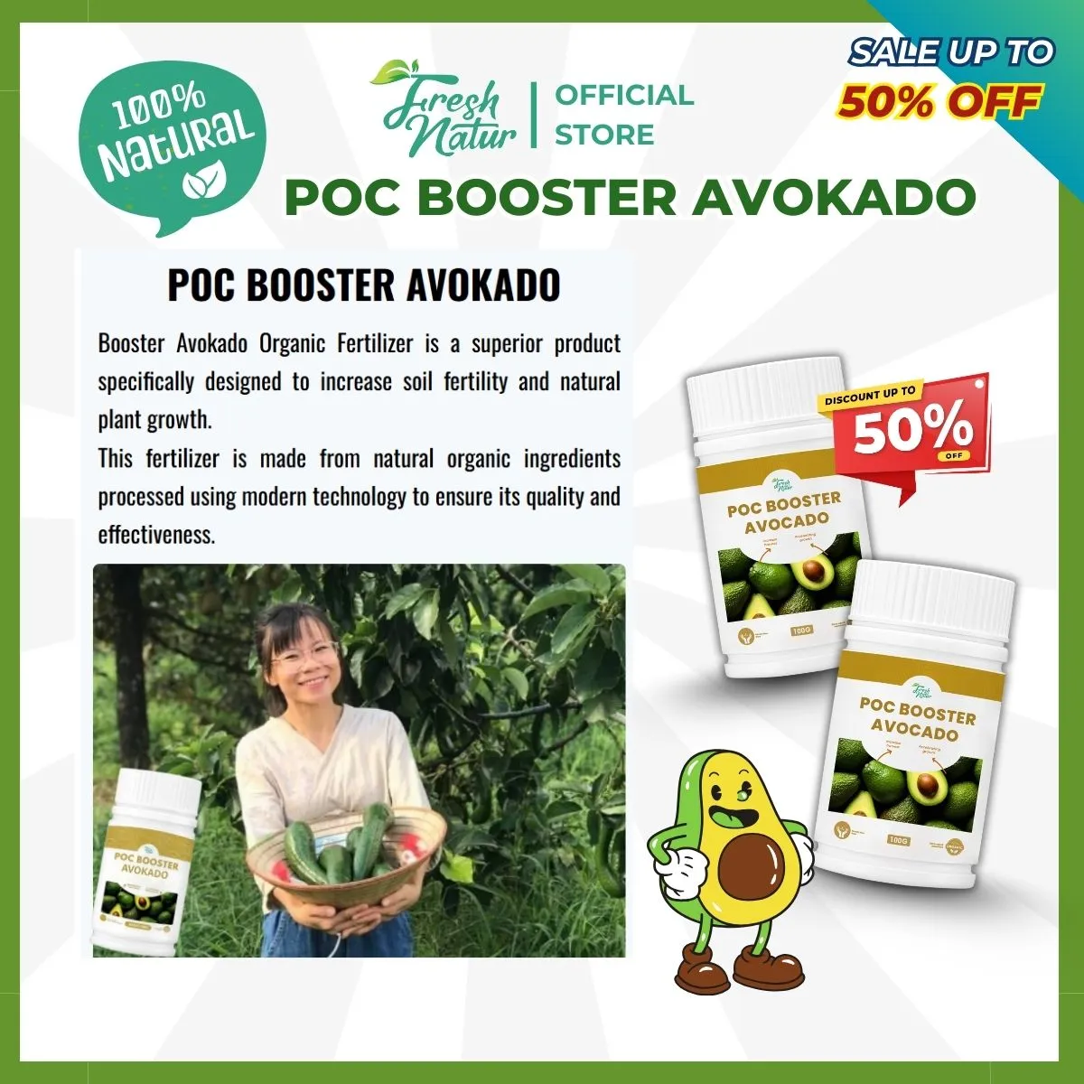 ` POC Booster AVOKADO | Pataba Pampalaki ng Bunga at Prutas |Organic ...