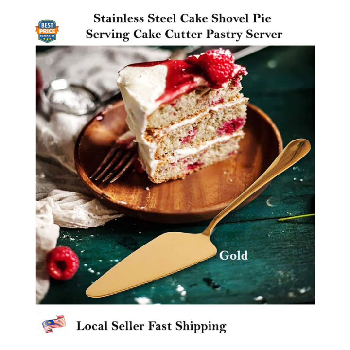 Stainless Steel Triangle Cake Shovel Pie Serving Knife Cake Cutter Cake ...