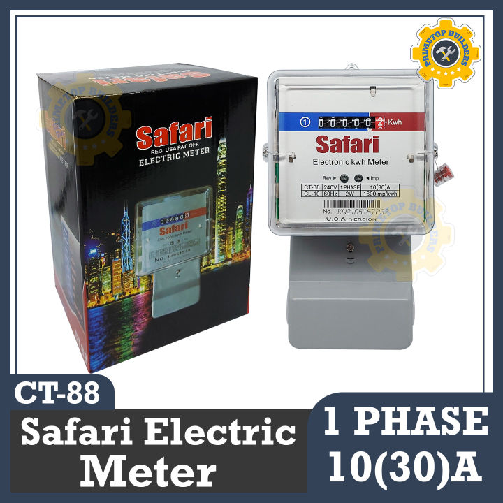 Electric SubMeter Analog 10(30)A 240V 60Hz 1 PHASE CT-88 PRIMETOP ...