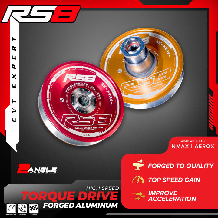RS8 FORGED ALUMINUM TORQUE DRIVE (NMAX/AEROX) | Lazada PH