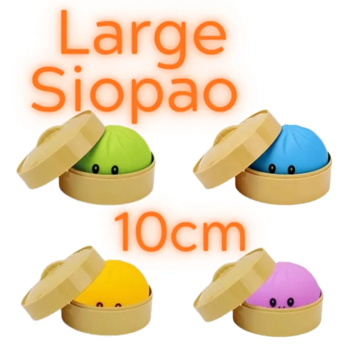 [ Buy 2 Free 2 ] Color Siopao Ball Squishy Ball Toy Sticky Ball Anti ...