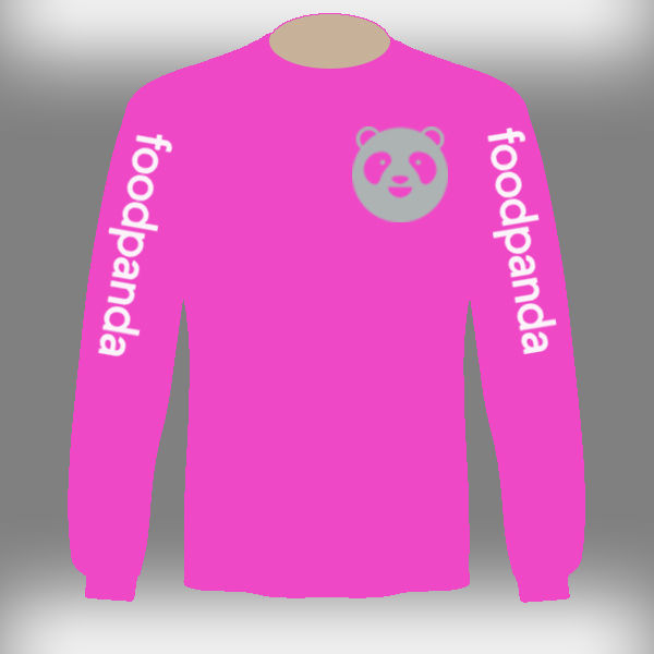 Food Panda Long Sleeve Drifit ( Pink Edition ) uniform shirt | Lazada PH