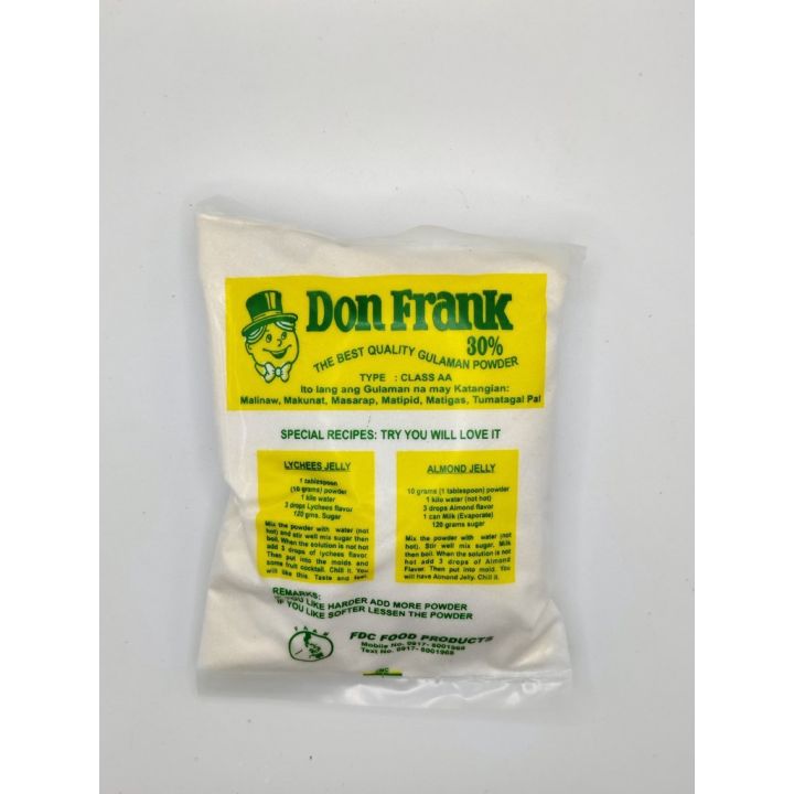 Original Don Frank Agar Agar Gulaman Powder 250g | Lazada PH