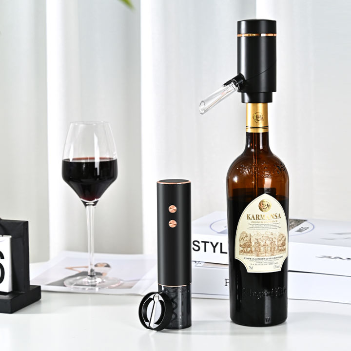 Rechargeable Electric Decanter with Fast Vacuum Pump Automatic wine ...