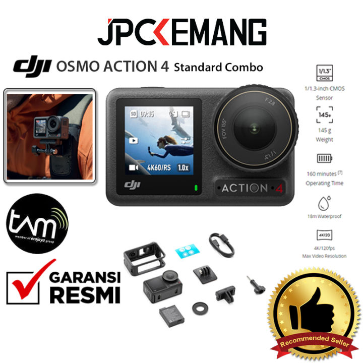 DJI Osmo Action 4 Standard Combo DJI Action Camera Action Cam JPC ...