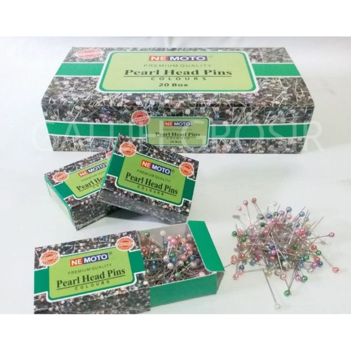 Jarum Pentul 100 Biji Jarum Pentol NEMOTO PREMIUM Jarum Pentul Korea ...