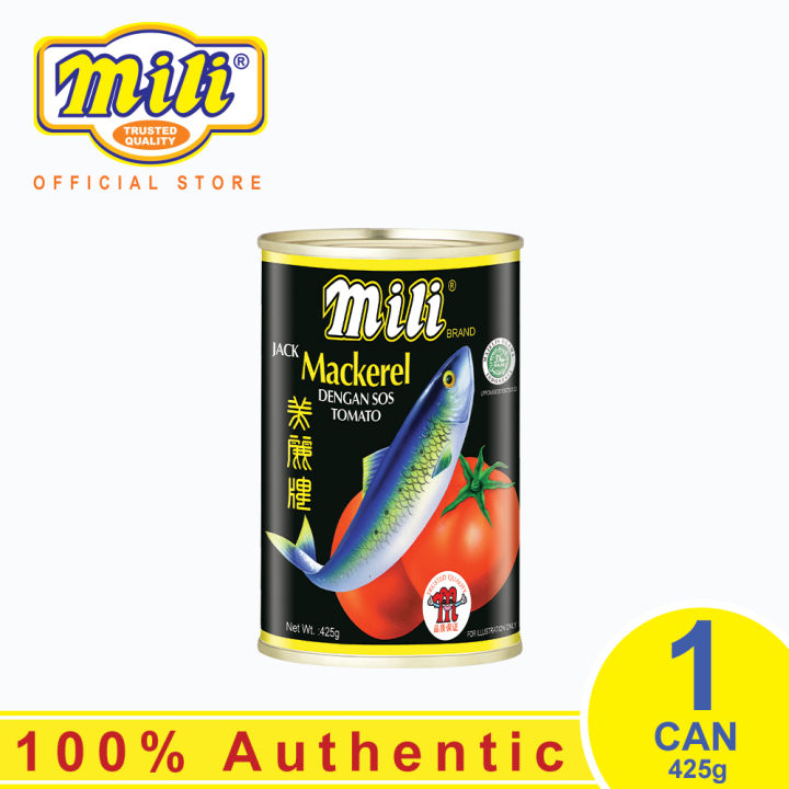 Mili Jack Mackerel in Tomato Sauce 425g | Lazada