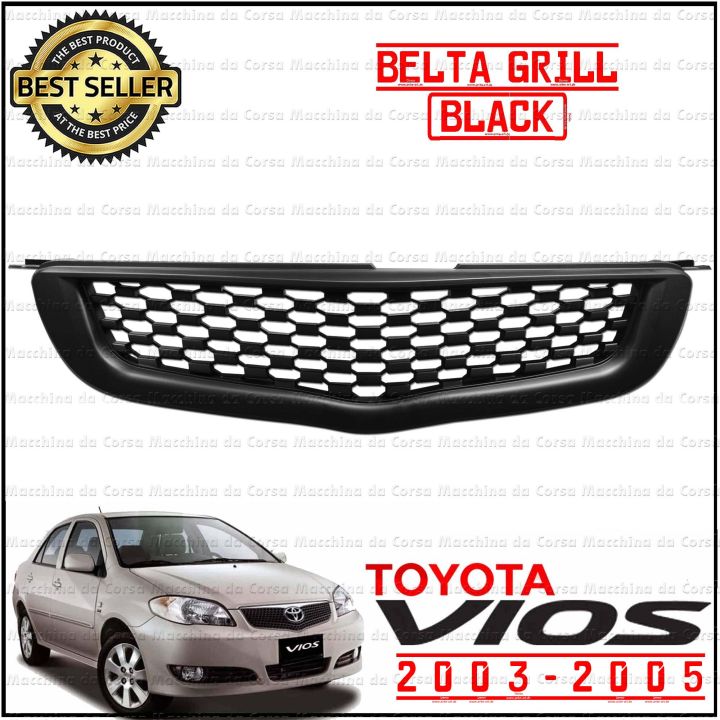 Toyota Vios 2003-2005 Robin Variant Belta Grill (Black) | Lazada PH