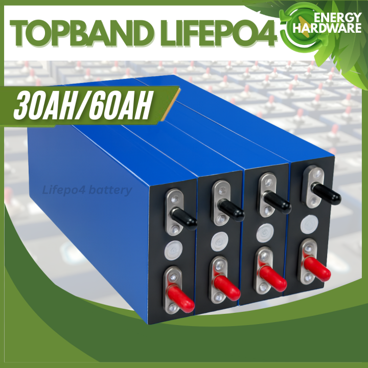 (4 PCS SET) 60AH Topband Battery LiFePO4 Battery 3.2V Prismatic Lithium ...