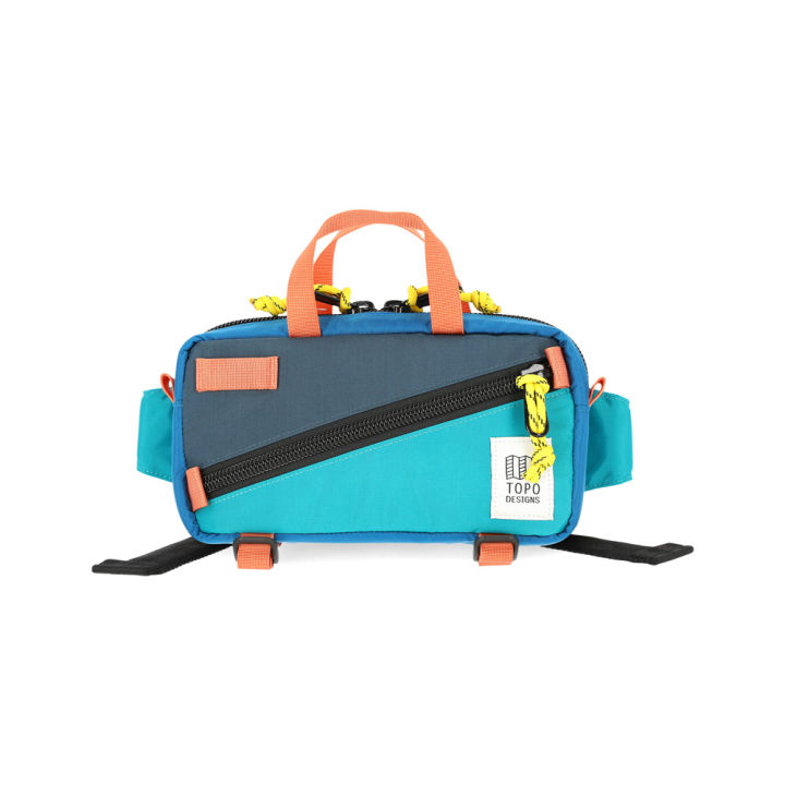 Topo Designs กระเป๋าคาดอก&คาดเอว รุ่น MINI QUICK PACK TILE BLUE/POND BLUE | Lazada.co.th