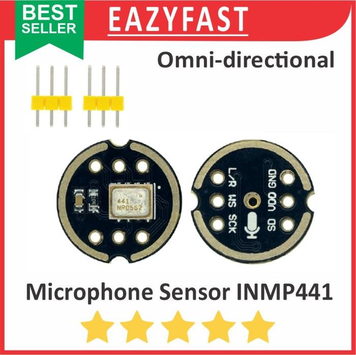 Modul Sensor Mic Microphone INMP441 i2s i2c Digital Audio MEMS Module | Lazada Indonesia