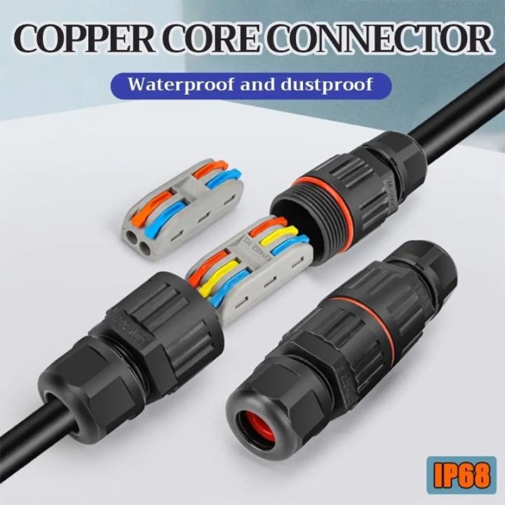 IP68 Waterproof Welding-free Waterproof Terminal Joint Wire Quick ...