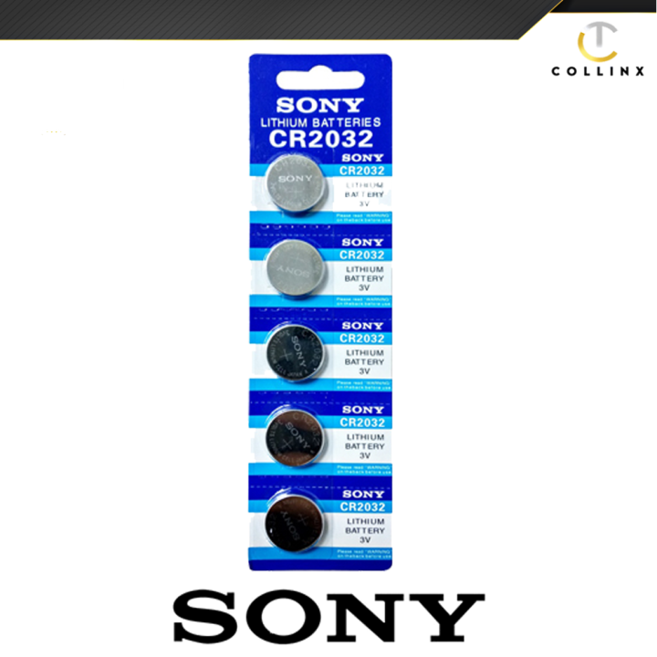 CMOS Lithium Battery Sony 3V CR2032 | 220 Milliamp Hour Capacity ...