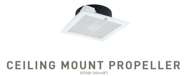 KDK 20TGQF 8" Ceiling Exhaust Fan (PM FOR BEST PRICE) | Lazada