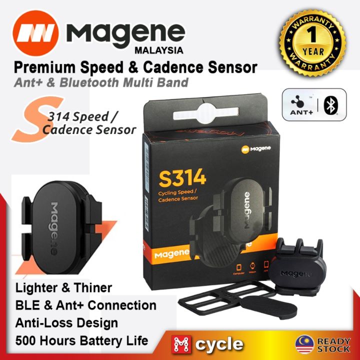 MAGENE MALAYSIA S314 Speed / Cadence Dual-Mode Sensor ANT Bluetooth ...