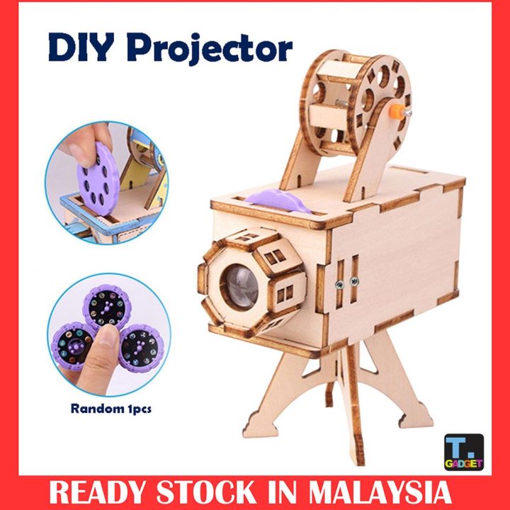 DIY Projector Science Experiment Set Handmade Works Fun Student Optical ...