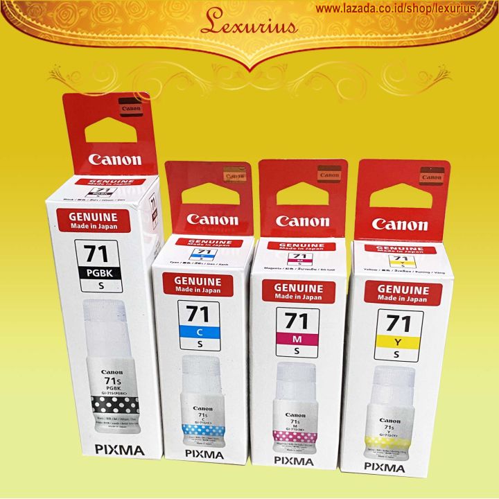 Canon 71s Tinta GI-71s 71 small Original Printer Canon PIXMA G1020 1730 ...