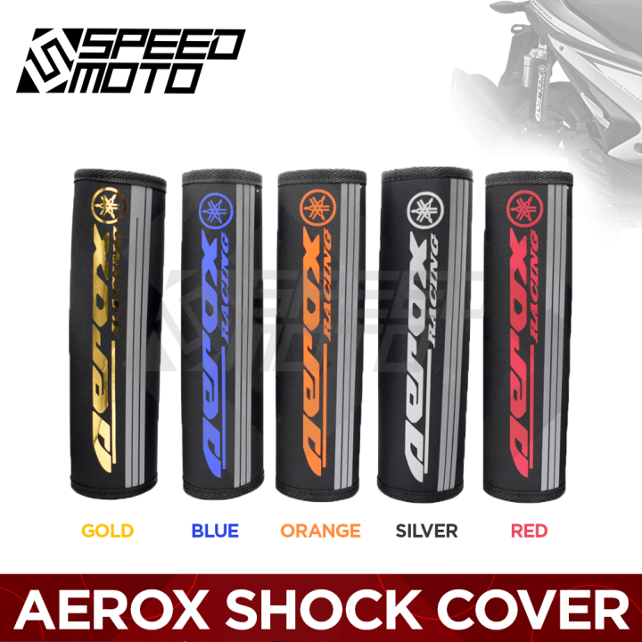 YAMAHA AEROX ONE PAIR WASHABLE SHOCK COVER V2 / 2 PCS RUBBER-BASED ...