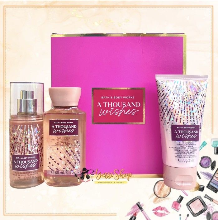 Bath & Body Works A Thousand Wishes Mini Gift Box Set | Lazada Indonesia