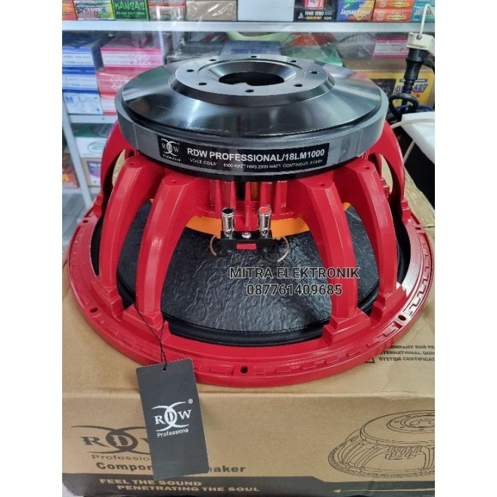 SPEAKER RDW 18LM1000 VC 5 SUBWOOFER / speaker rdw 18 inch 18 lm1000 ...
