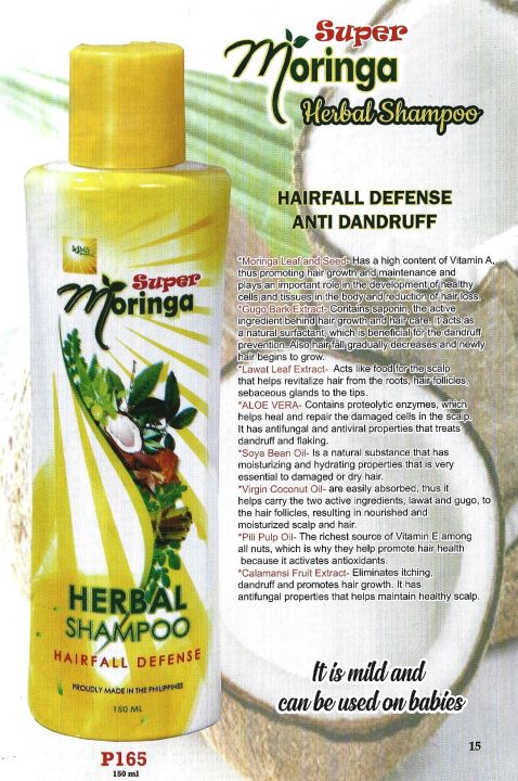 Super Moringa Herbal Shampoo | Lazada PH