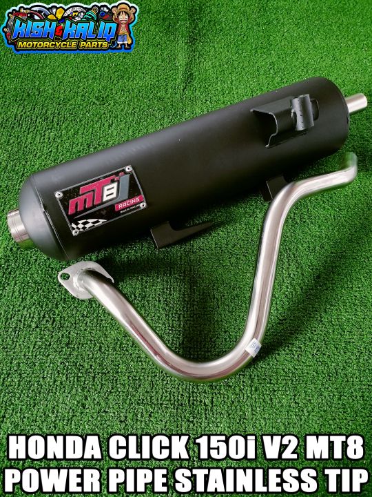 MT8 POWER PIPE STAINLESS TIP FOR HONDA CLICK 150i V2 | Lazada PH