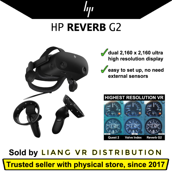 HP reverb G2 (with V2 cable)-4K resolution VR for PC gaming (original ...