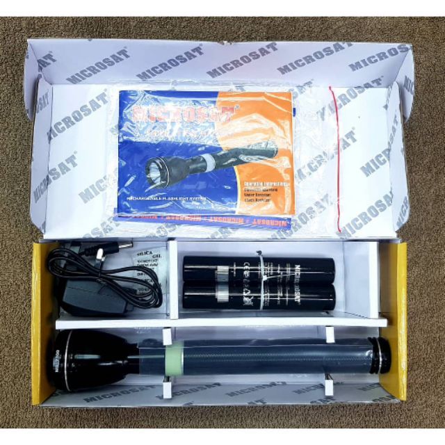 MS 7300 TORCH MICROSAT JAPAN RECHARGEABLE 3xSC FLASHLIGHT MS-7300 | Lazada