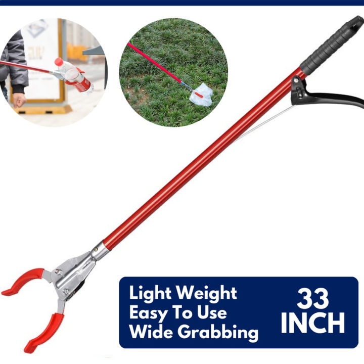 (90cm) Helper Stick Metal Pick Up Stick Garbage Picker Tool Pickup Long ...