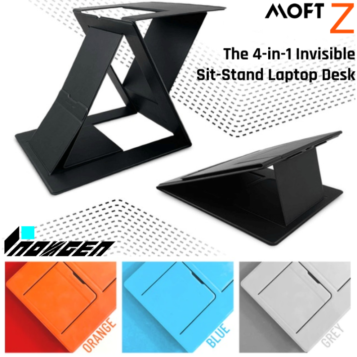 MOFT Z The 4-in-1 Invisible Sit-Stand Laptop Desk For NoteBook Air Pro ...