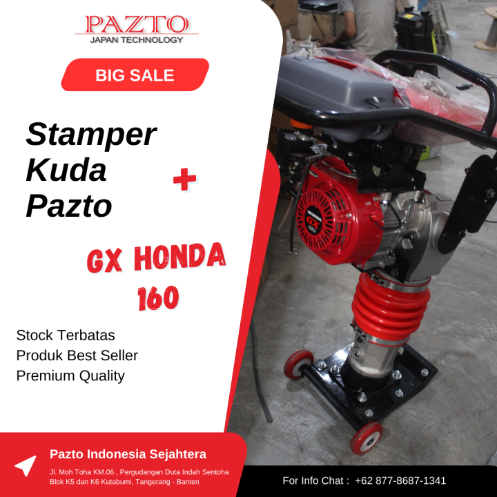 PAZTO STAMPER KUDA PEMADAT TANAH TERBAIK ORIGINAL | Lazada Indonesia