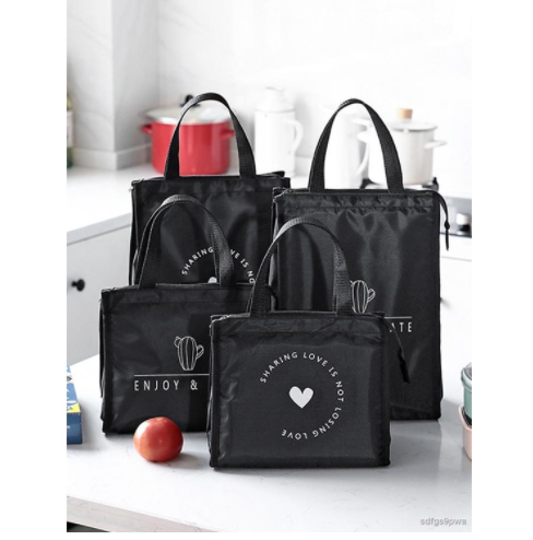 Preferred Shop 1PC Waterproof Tote Bag Lunch Bag with Side Pocket ...