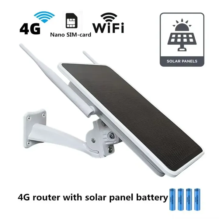Rscamtom IP66 Waterproof Outdoor Solar Powered 4G SIM Card WIFI Router ...