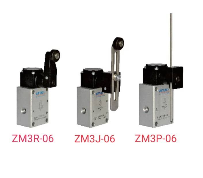 AIRTAC ZM3 SERIES 3/2 WAY AIR CONTROL VALVE AIR VALVE MECHANICAL CONTROL VALVE LIMIT SWITCH ZM3R ...
