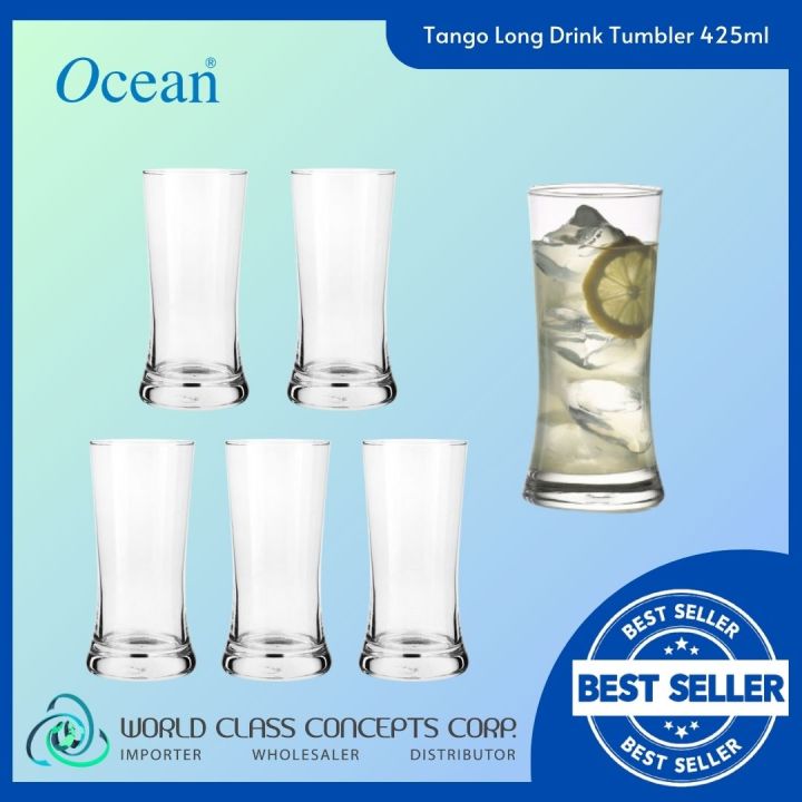 Ocean Glassware Tango Long Drink Tumbler 425ml 15oz Set Of 6 Fm Lazada Ph