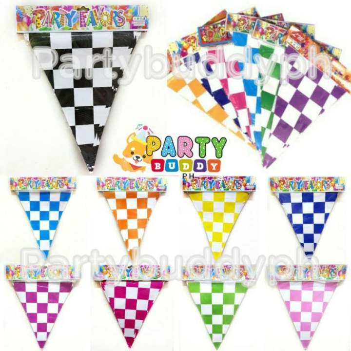 3 Meter Checkered Banderitas sold by Partybuddyph | Lazada PH