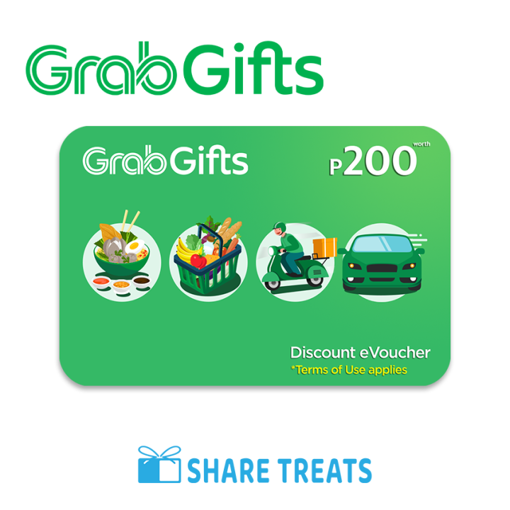 GrabGifts P200 Gift Code (SMS eVoucher) | Lazada PH
