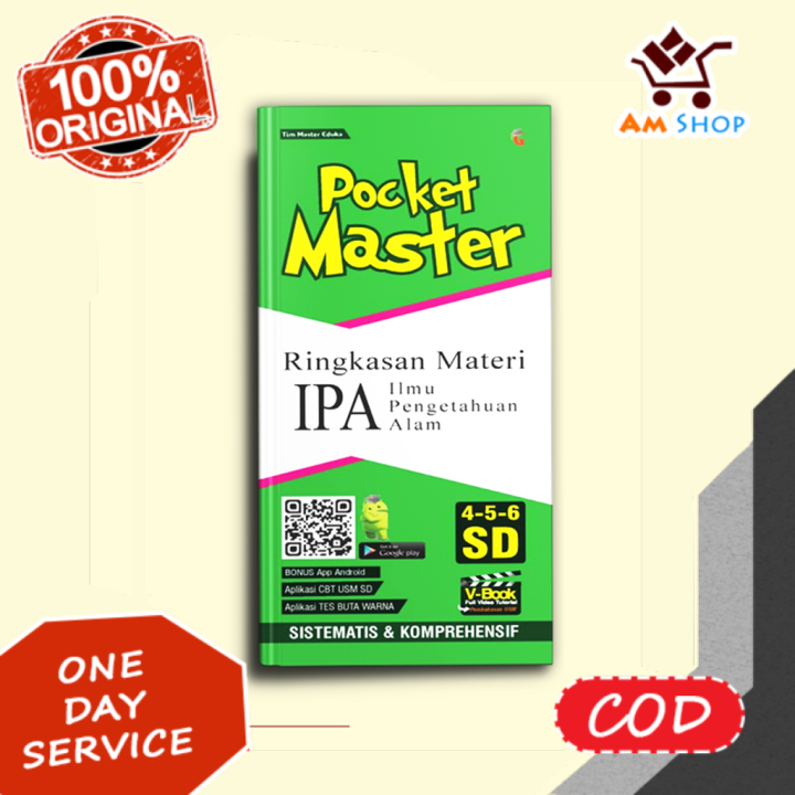 BUKU RUMUS SD POCKET MASTER RINGKASAN MATERI IPA SD 4, 5, 6 (ORIGINAL) | Lazada Indonesia