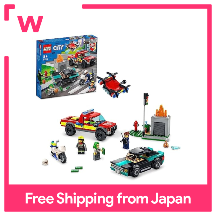 LEGO City Dispatch Rescue & Police Chase 60319 Toy Block Gift Fire ...